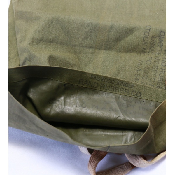 WW2 USMC CONTRACT JUNGLE FOOD BAG – BLUEGRASS MILITARIA