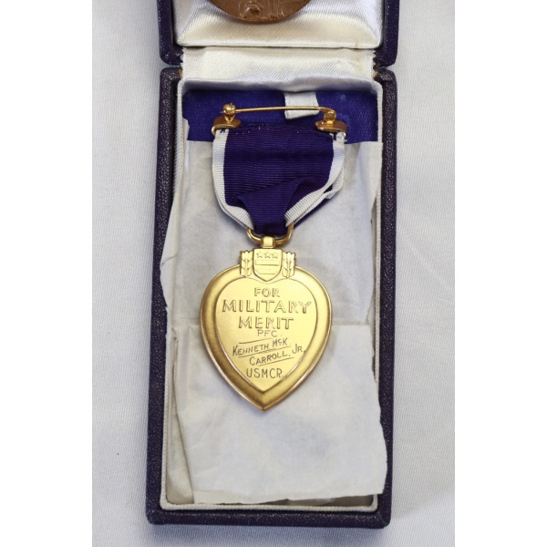 WW2 USMC 3rd DIVISION KIA PURPLE HEART – BLUEGRASS MILITARIA